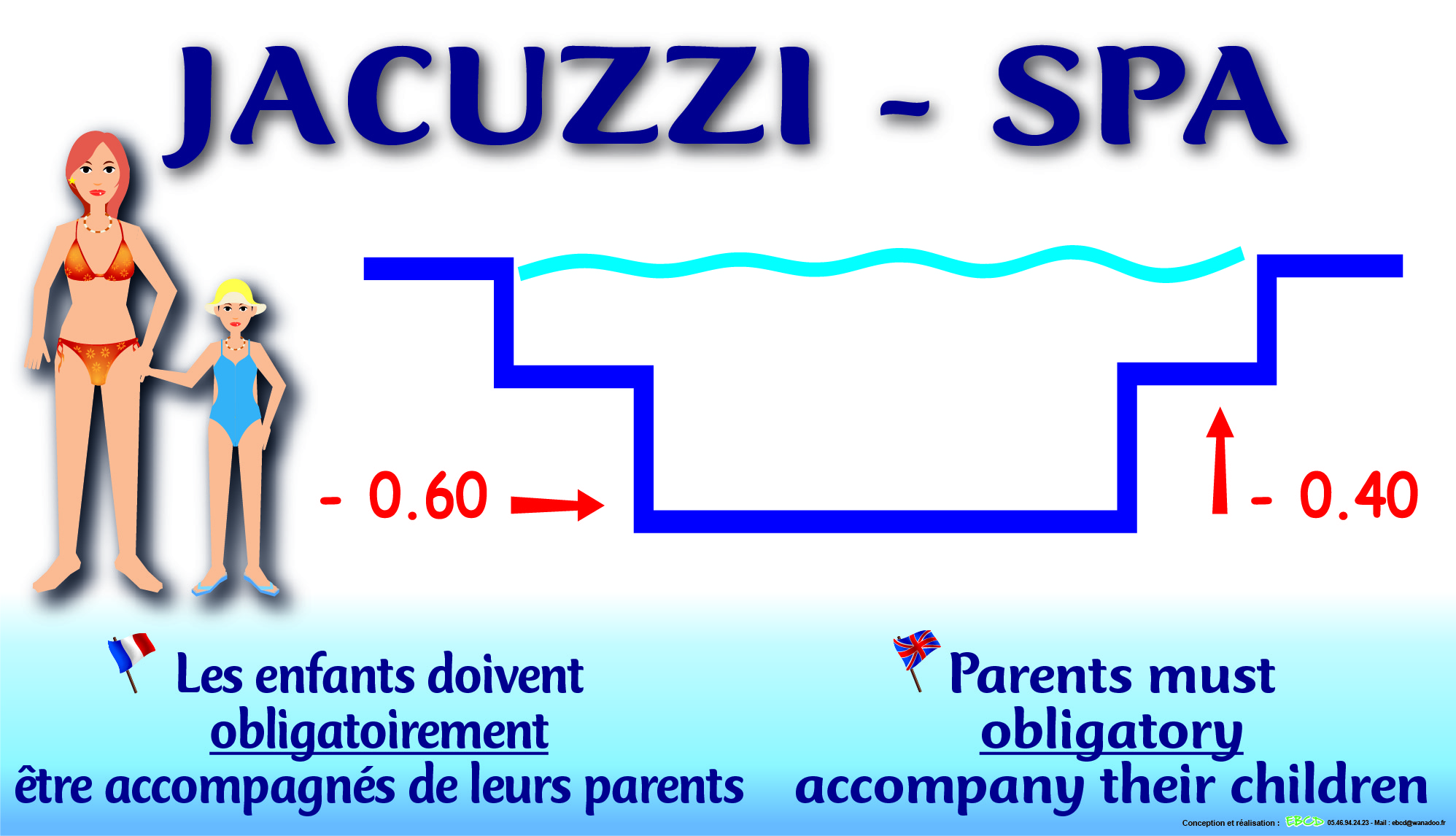 Profondeur spa / bain à bulles ND - EBCD Signalétique